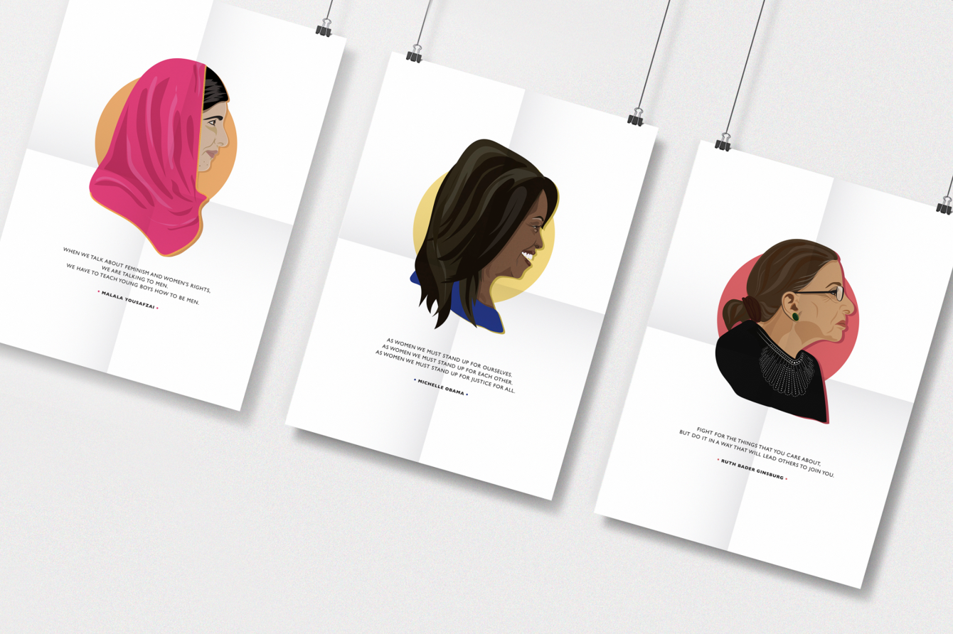 Feminist Superhero Poster Series - karyn jimenez elliott