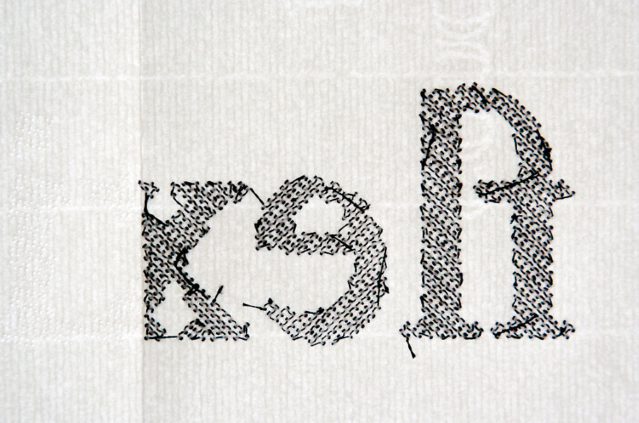 Handmade Type 2006/2007 - Evelin Kasikov – Artist & Designer