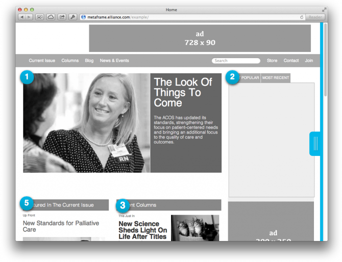 Metaframe Wireframe Annotation Tool - Geoff Barnes UX