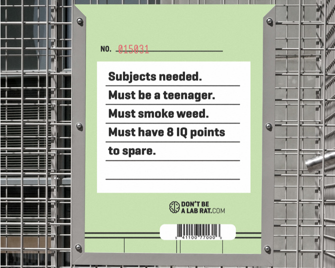 DON'T BE A LAB RAT - Elliot Nordstrom - Copywriter