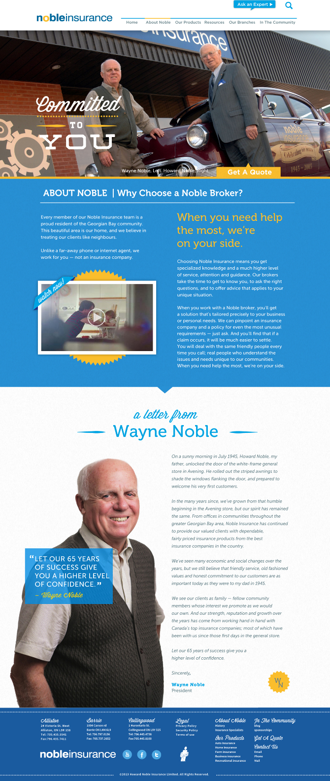 NOBLE INSURANCE - TKP Creative