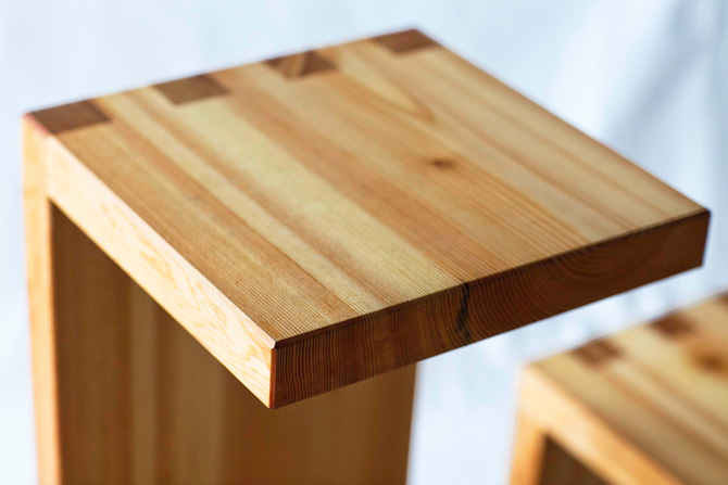 Fir Box Stool - Kagu Studio