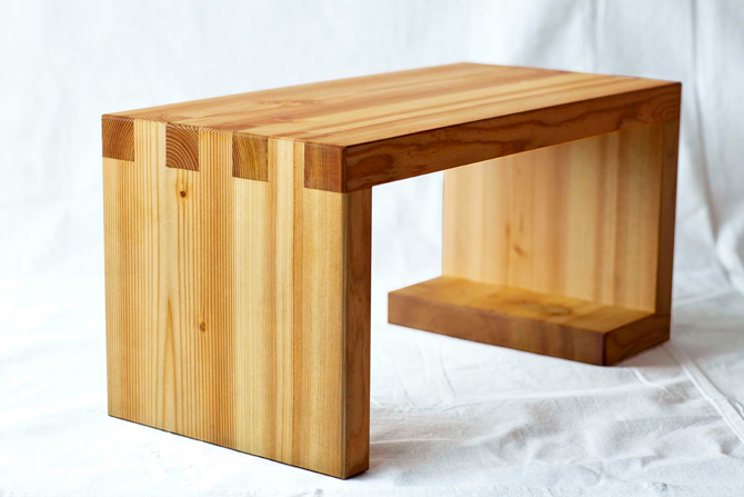Fir Box Stool - Kagu Studio