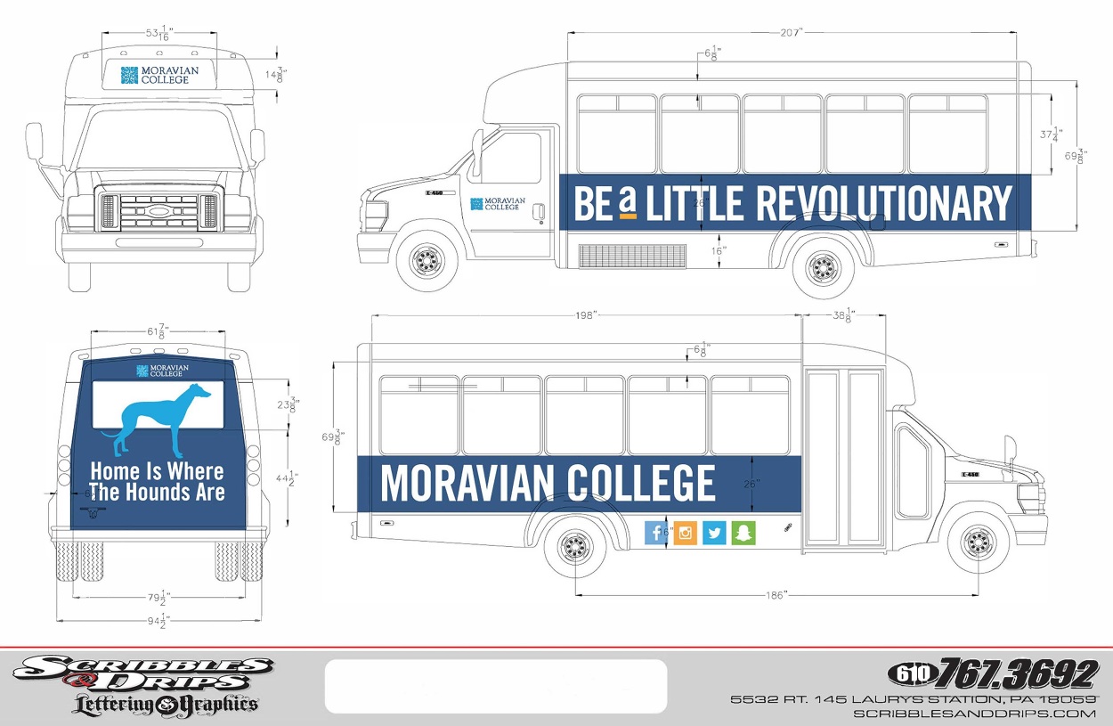 Shuttle Bus Graphics - Chelsea-Clifford
