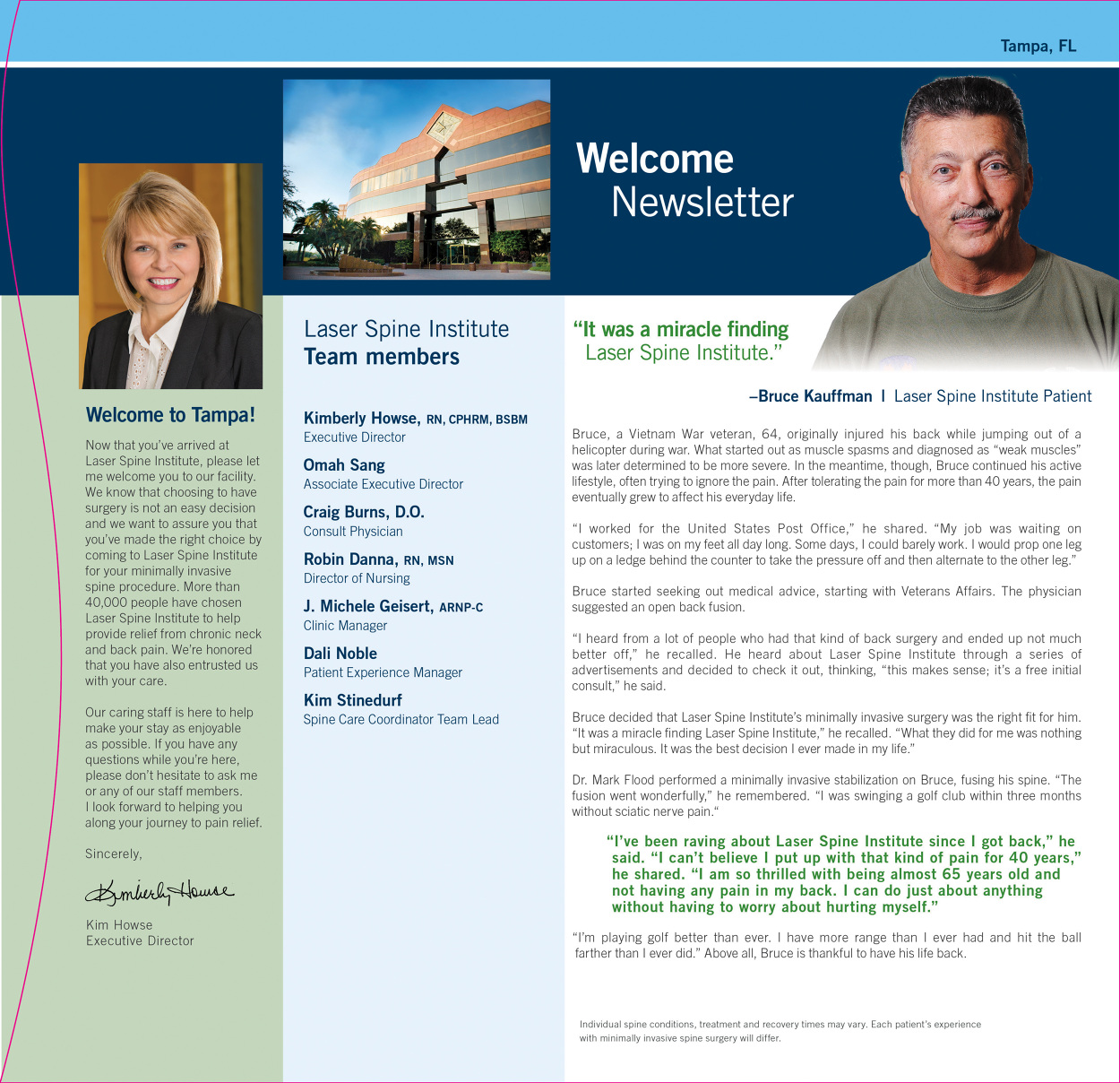 Tampa Patient Newsletter - Chelsea-Clifford