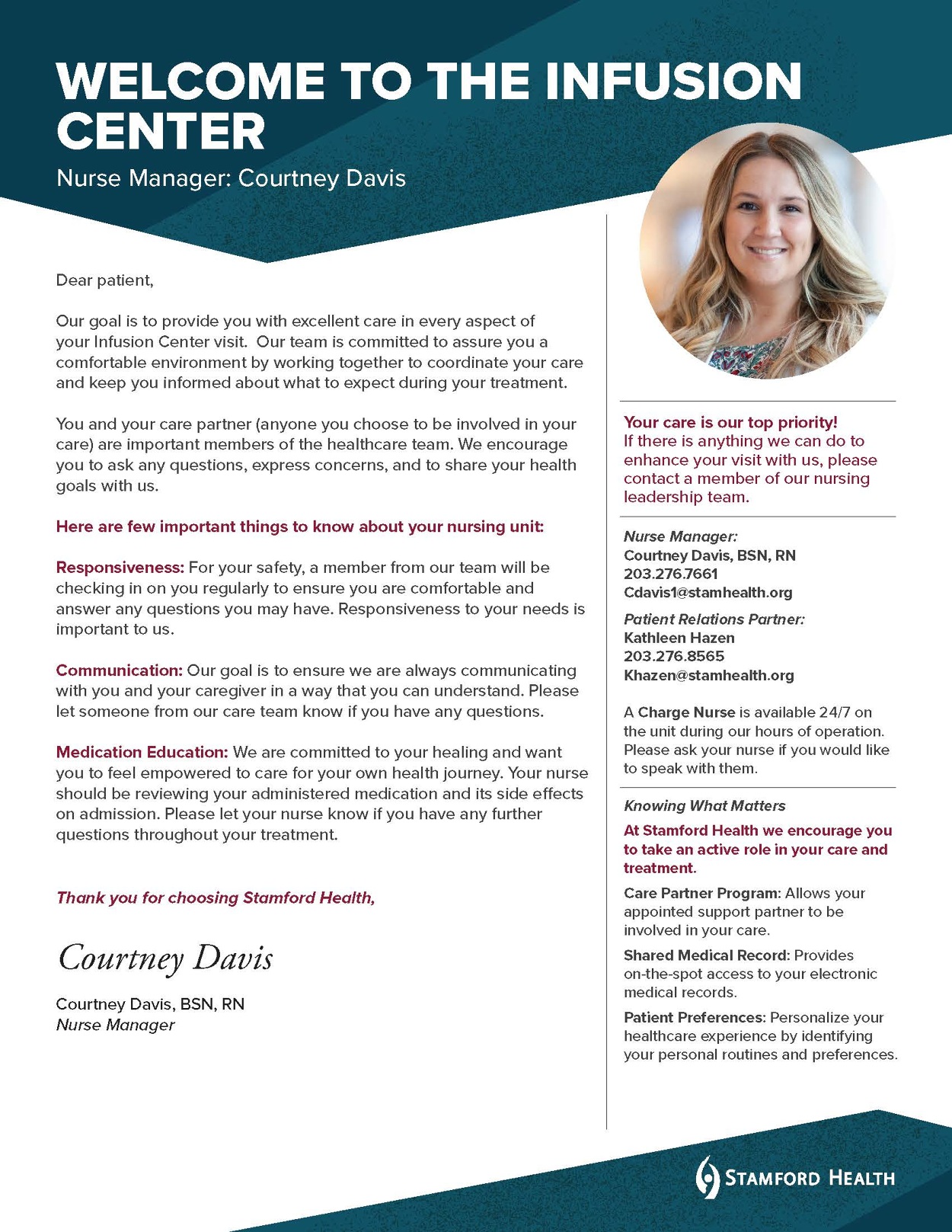 Patient/Provider Handout Examples - Chelsea-Clifford