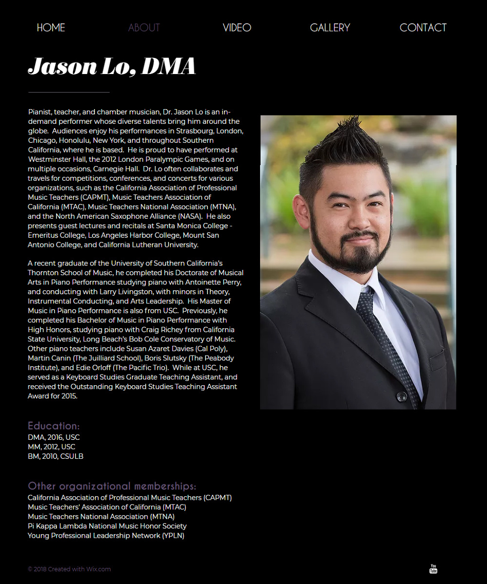 Jason Lo Website & Business Card - Jordan-Maeve Eusebio