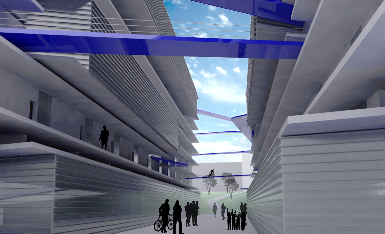 live/work mixed-use housing - Christopher M. Evans