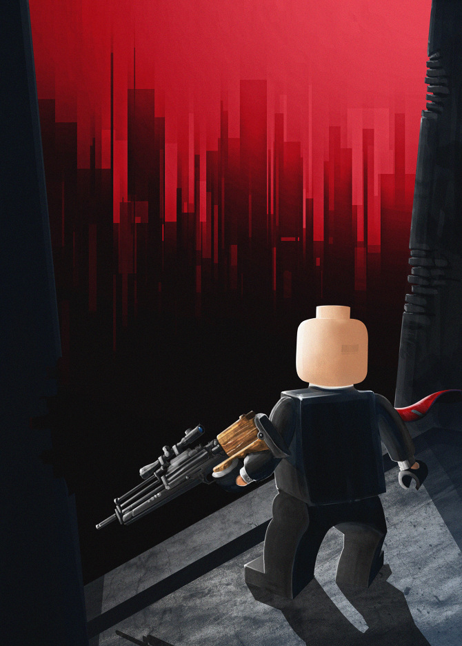 VISUAL CONCEPT / LEGO HITMAN // design and building - Jonathan Trier