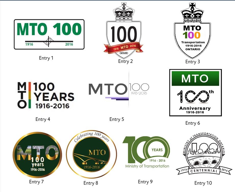 Ministry of Transportation Centennial Logo competition - nourbawab