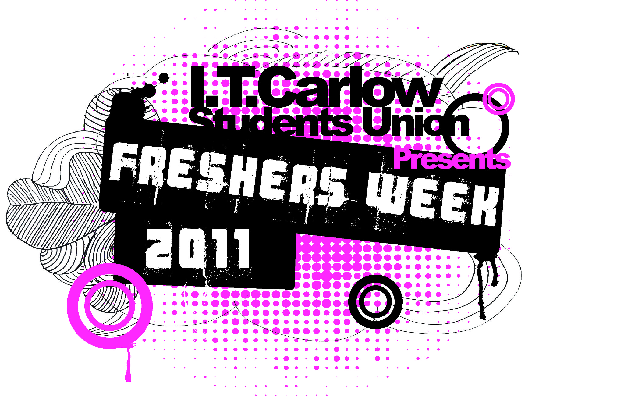 Carlow IT Freshers Week 2011 - Lynn Ferrari design portfolio