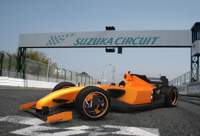 F1 Race Car Concept - Cesar Designs