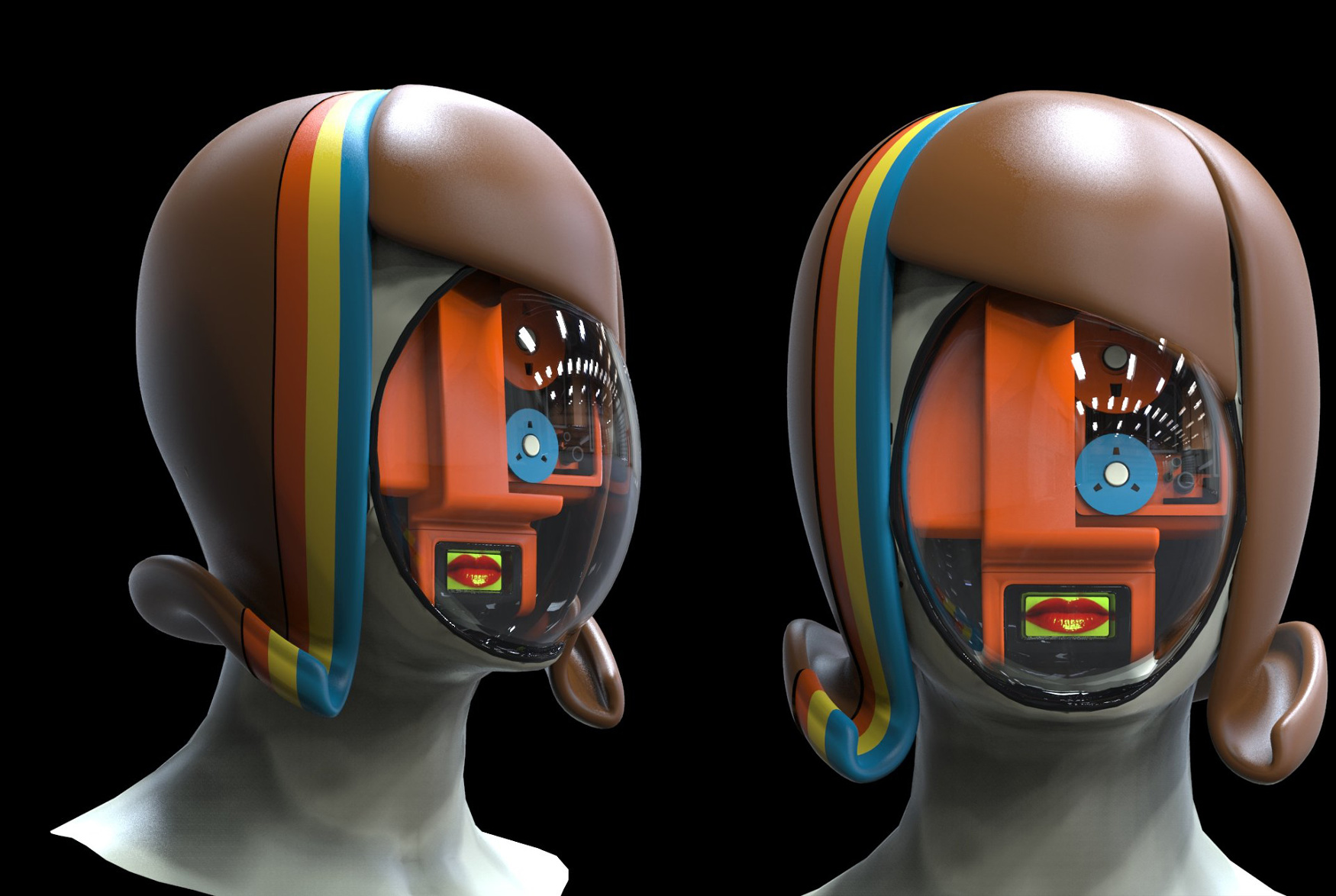 Retro Sci-fi Visual Development - belgianboolean