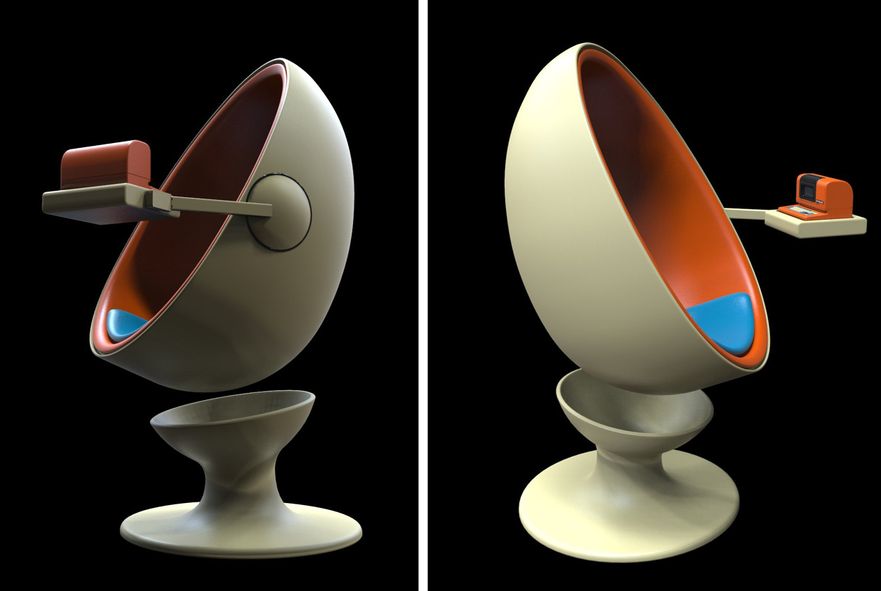 Retro Sci-fi Visual Development - belgianboolean