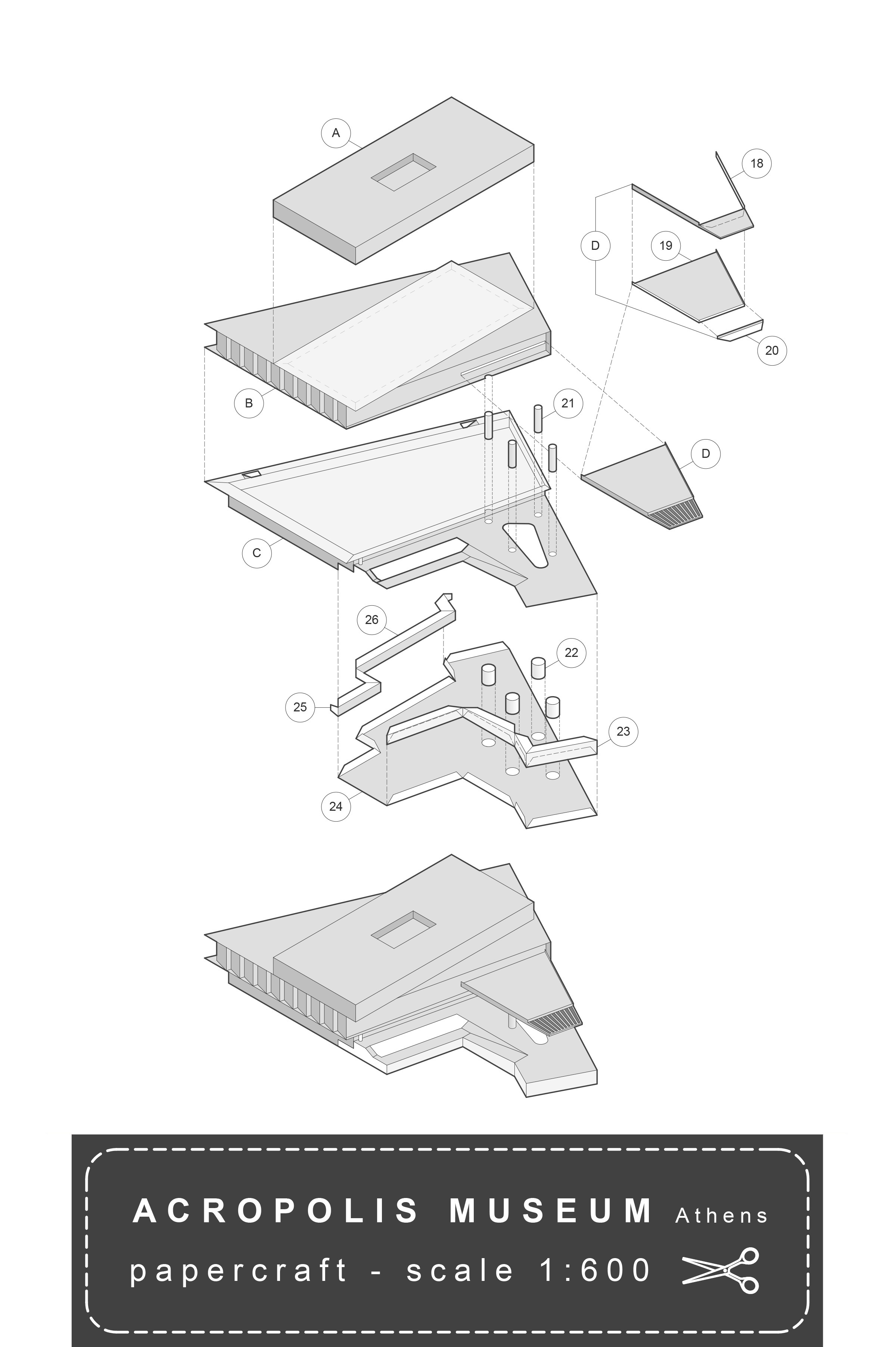 ACROPOLIS MUSEUM PAPERCRAFT - flux-office