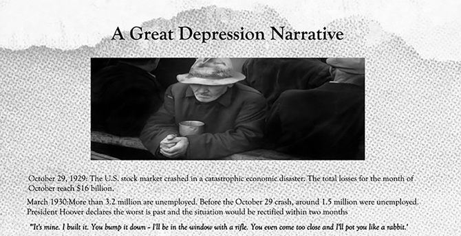 Great Depression Narrative - Amika Gair