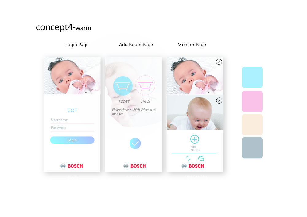 Cot UI Design for Bosch - Yang Zhao