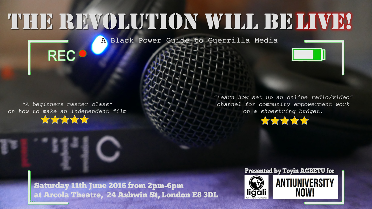 The Revolution Will Be Live! (The Black Power Guide to Guerrilla Media ...