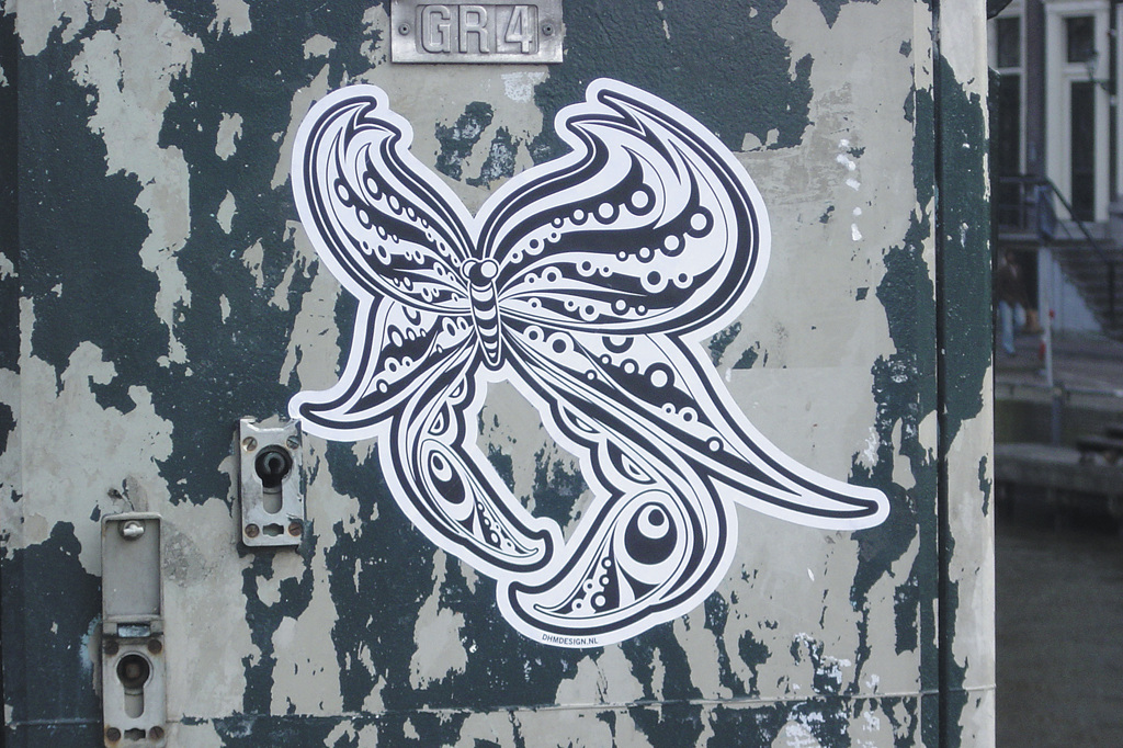 STICKERS / PASTE UPS - DHM street art