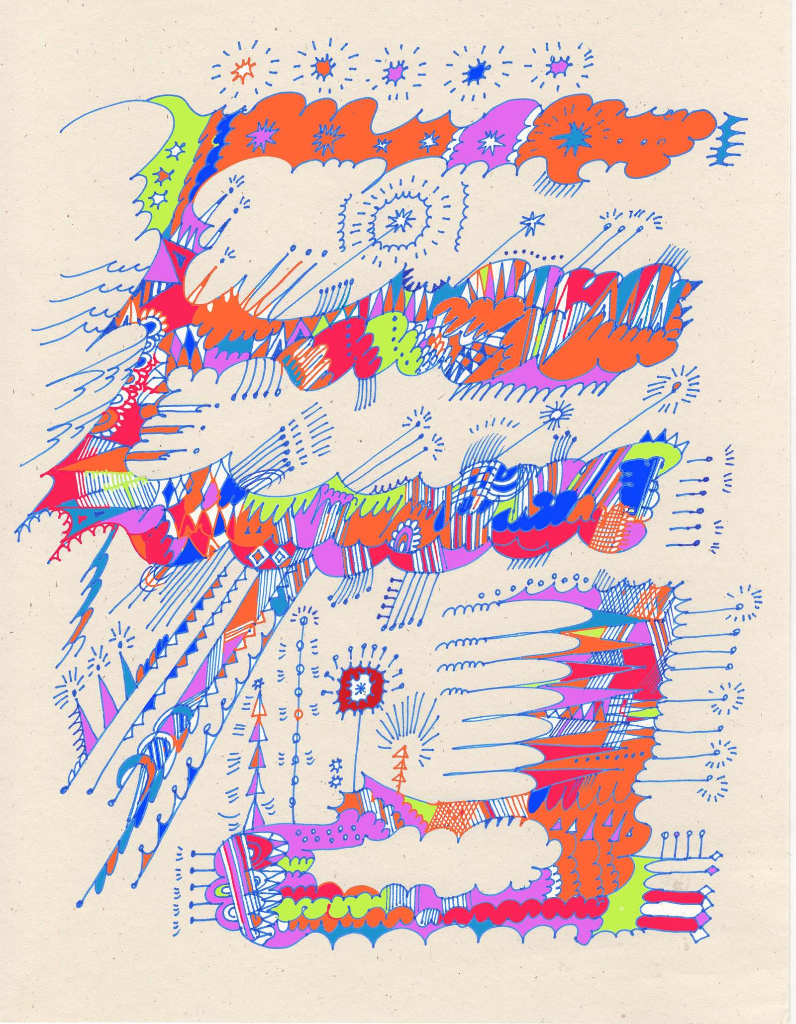 Ed Fella Poster design - Aya_handdrawing_lab