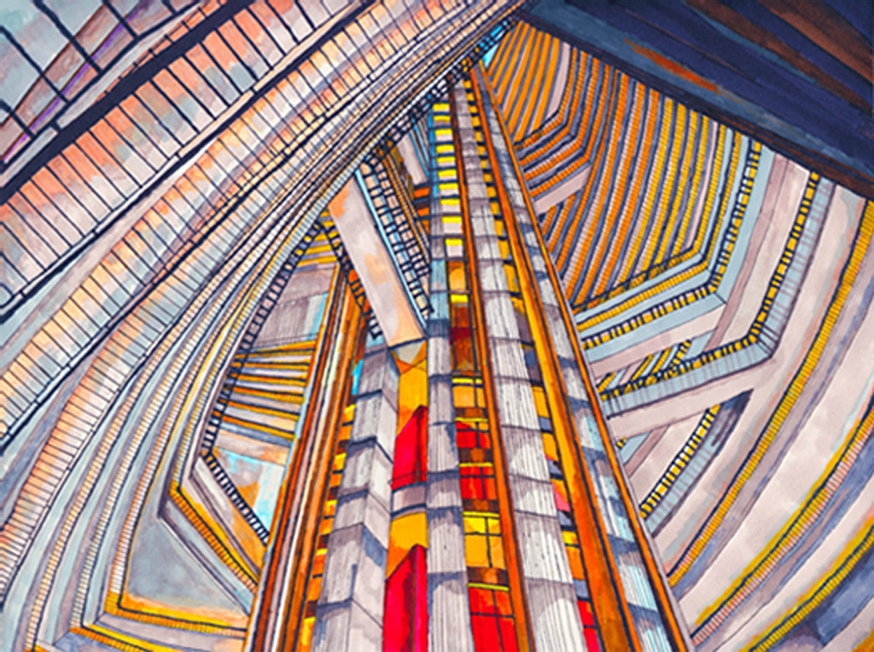 Architecture Hand Drawings - JING LIU WORKS