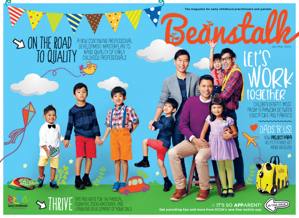 ECDA: Beanstalk magazine - Garçon Design