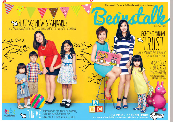 ECDA: Beanstalk magazine - Garçon Design