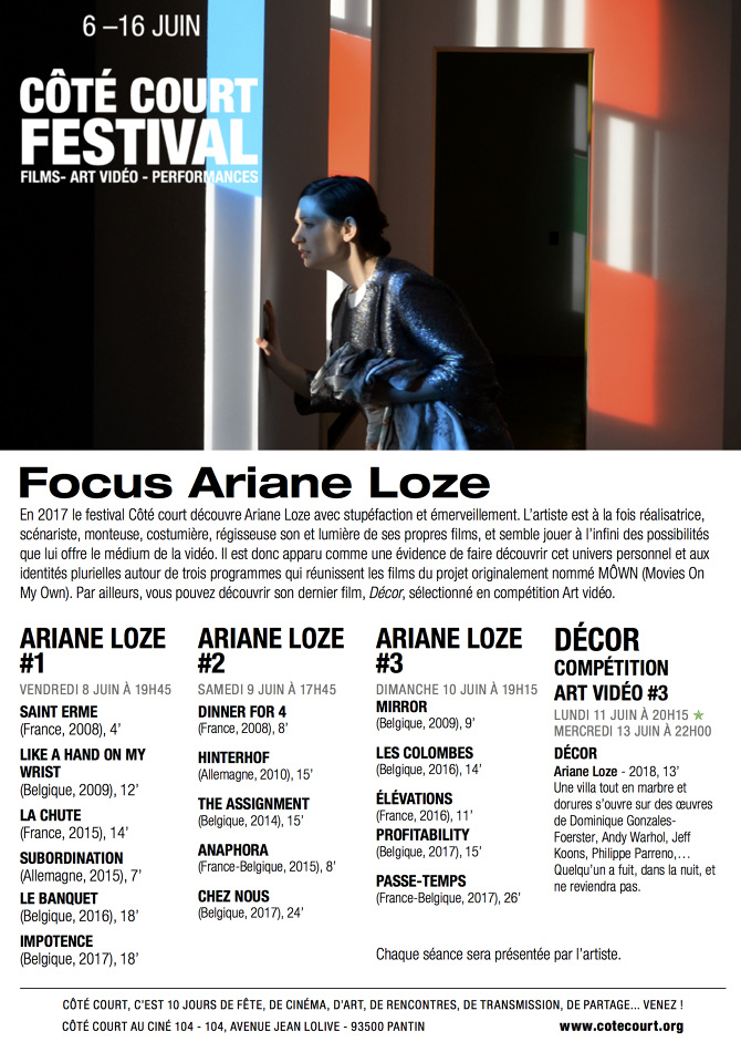 Côté Court Focus Ariane Loze - Ariane Loze