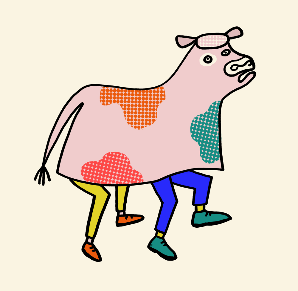 Animated cow gif - hannah gibson