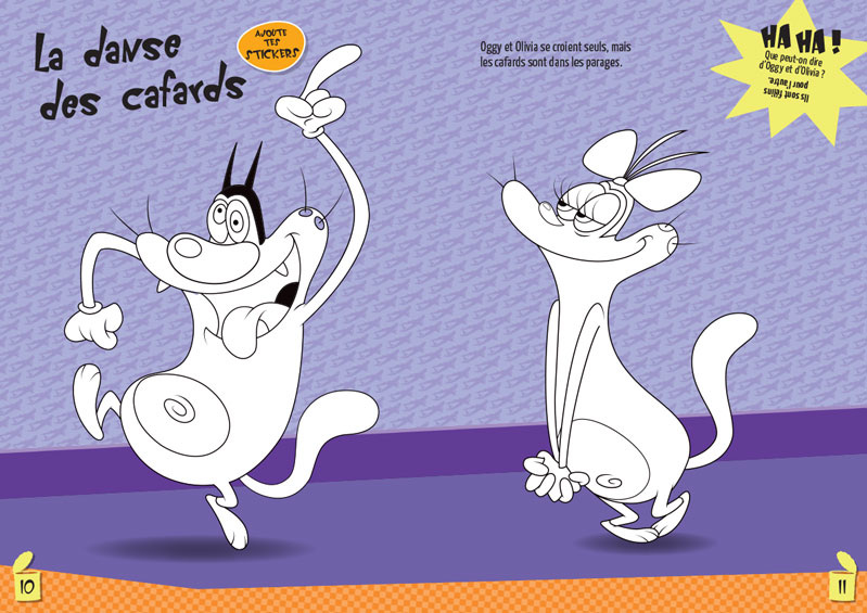 Oggy Mes Coloriages - Ms MOUSEPENNY
