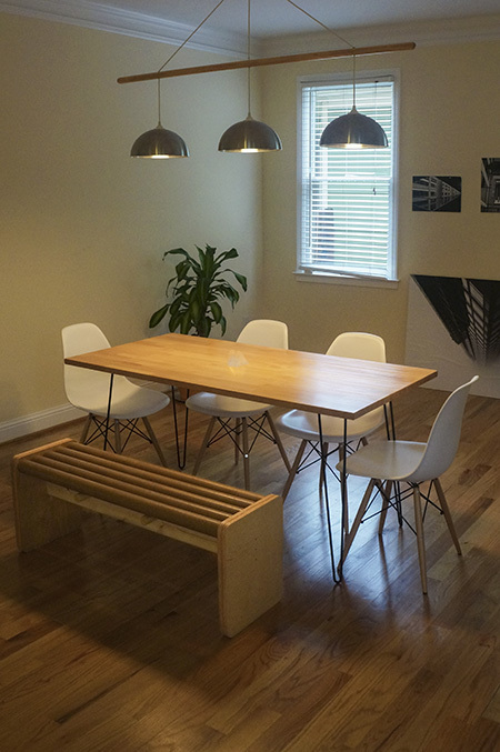 PAPER TUBE BENCH - Haldun Builds