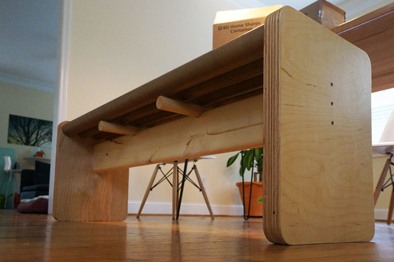 PAPER TUBE BENCH - Haldun Builds