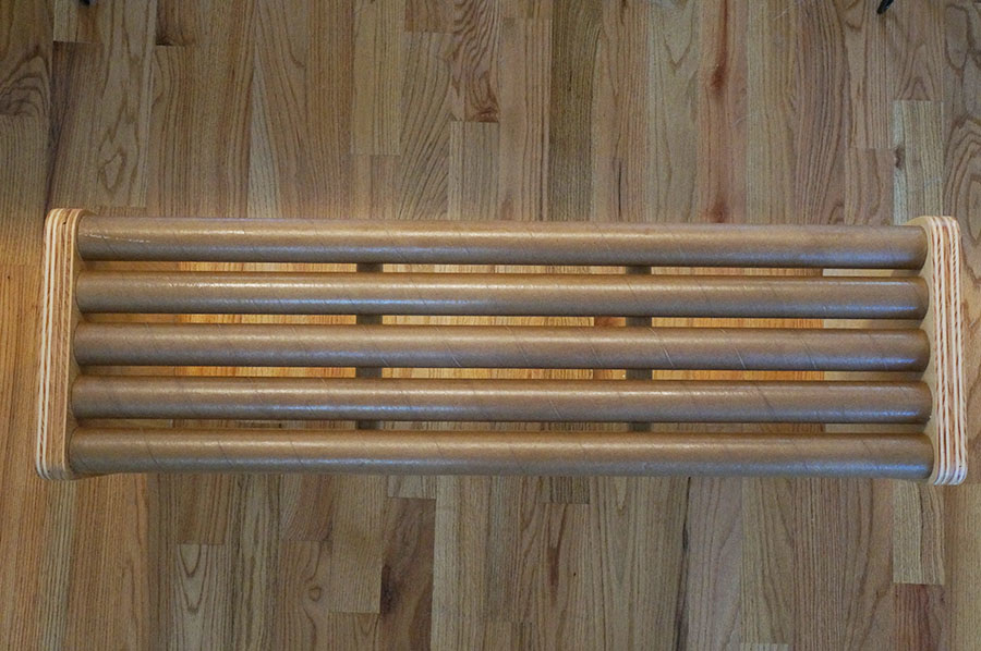 PAPER TUBE BENCH - Haldun Builds