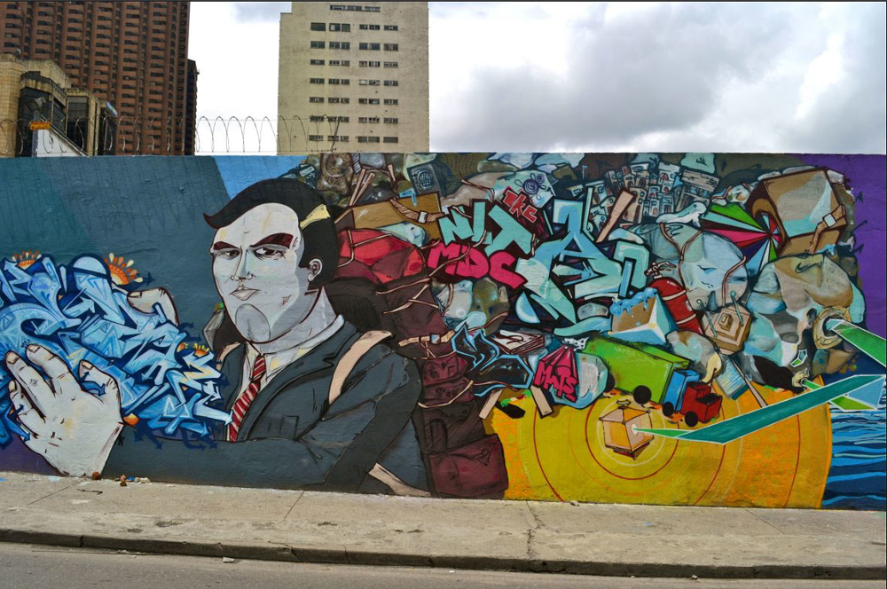 Local and National Mural projects. - Santiago Castro