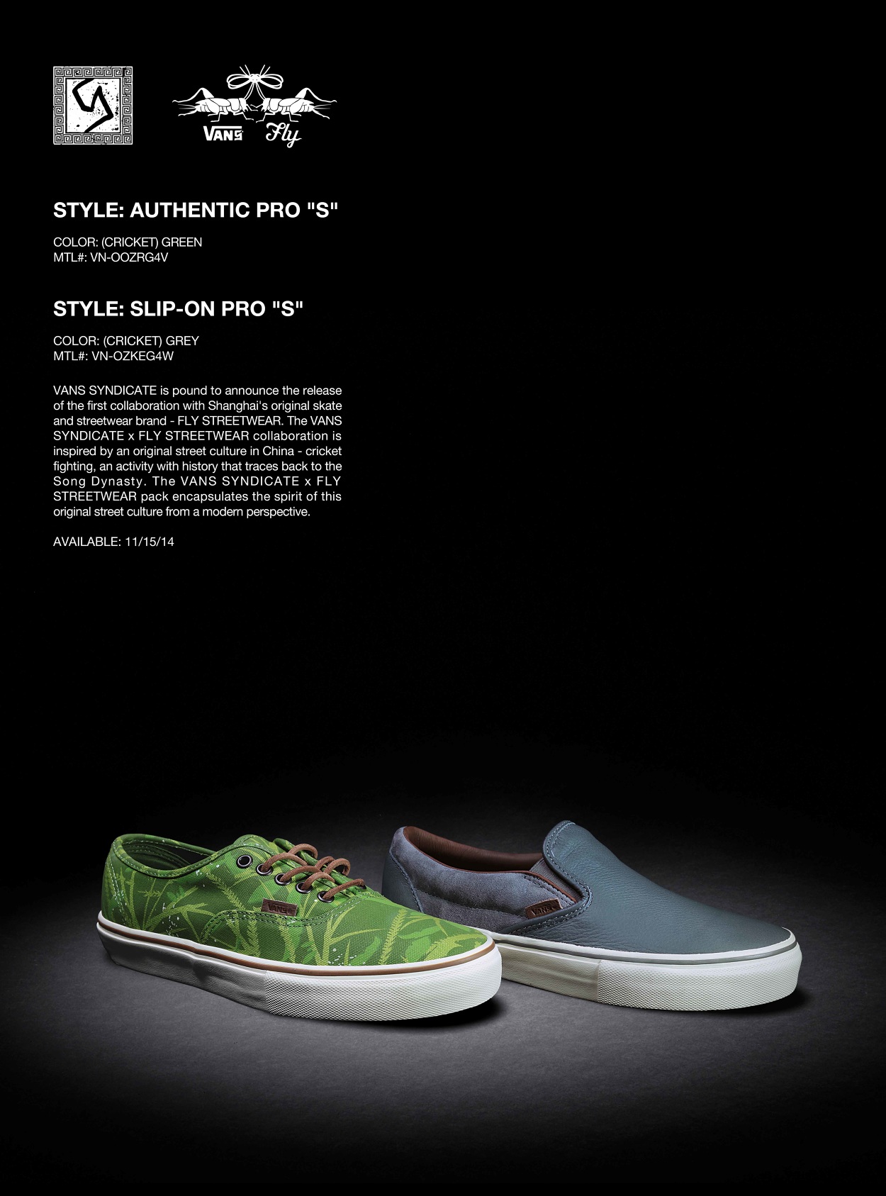 VANS 2015 Syndicate X Fly KV - RKTY