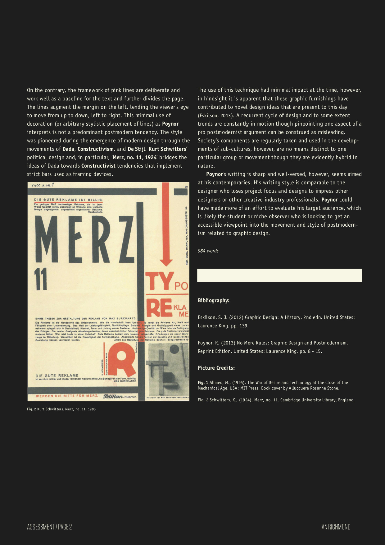 CRITICAL ANALYSIS - No More Rules: Graphic Design and Postmodernism ...