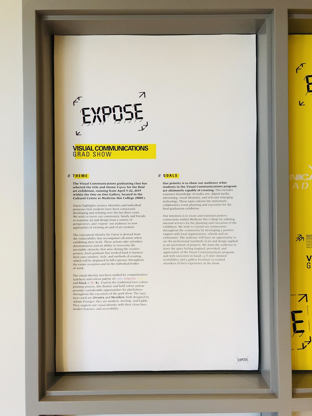 *Instructor. 2019 ‘EXPOSE’ Student Grad Show - Visual Communications at ...