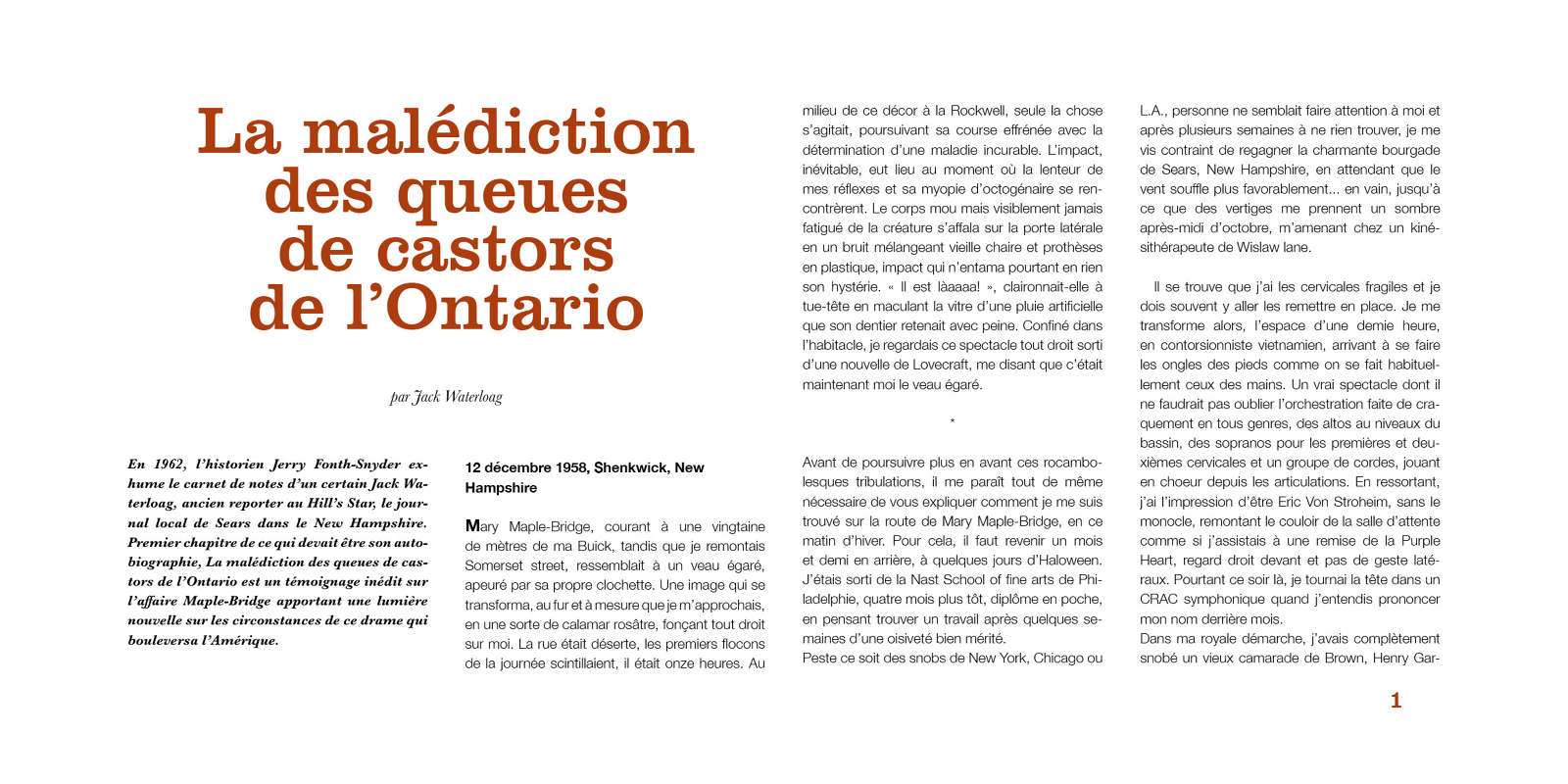 les queues de castors de l'Ontario - www.ABr.fr