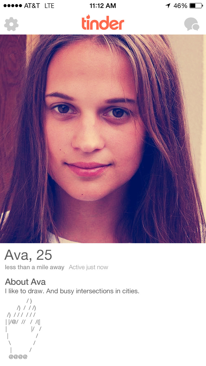 Ex Machina: Tinder Turing Test - Arin Delaney