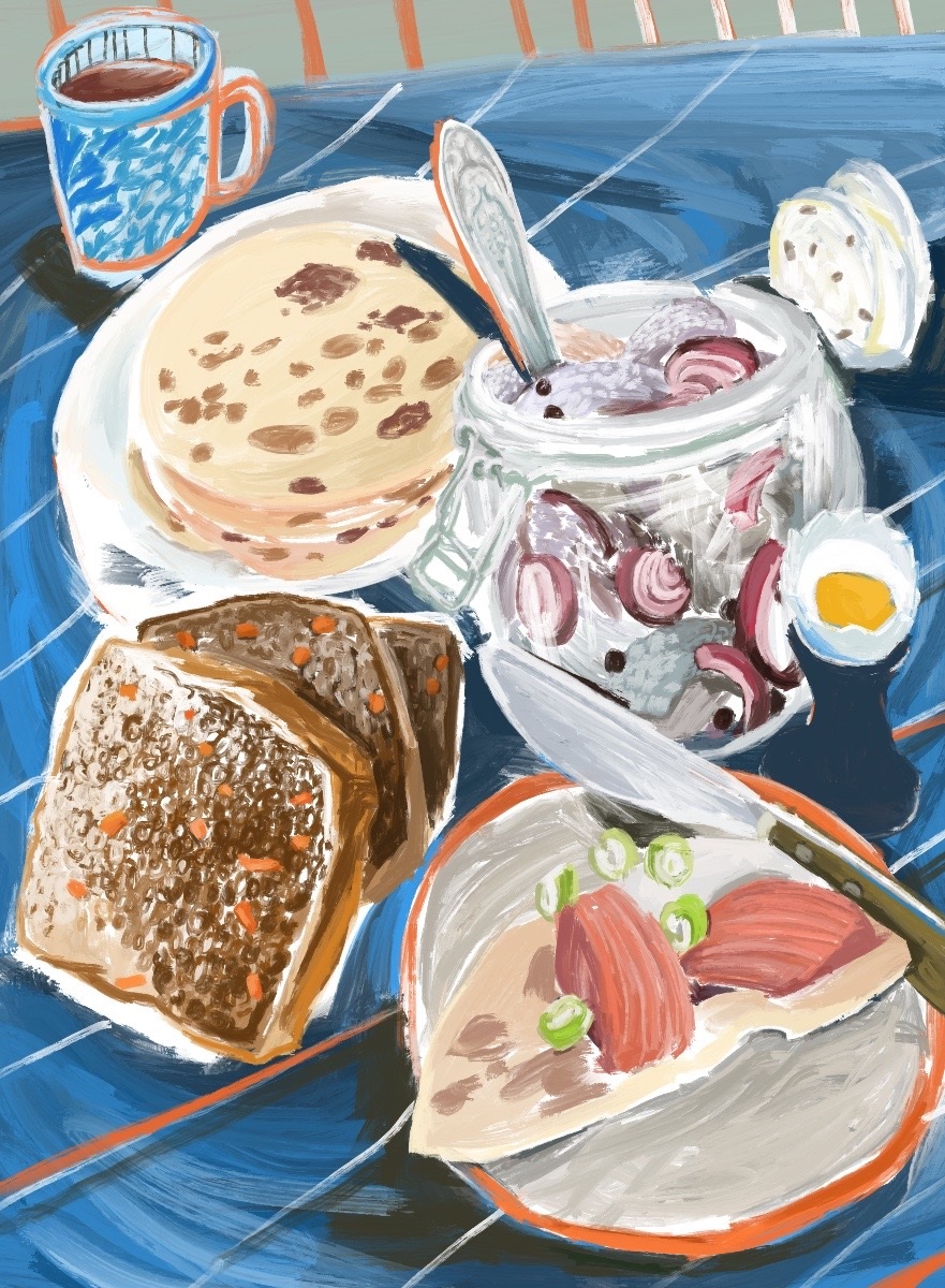 NORWEGIAN EATING - Veronyka Jelinek illustrator, animator and designer