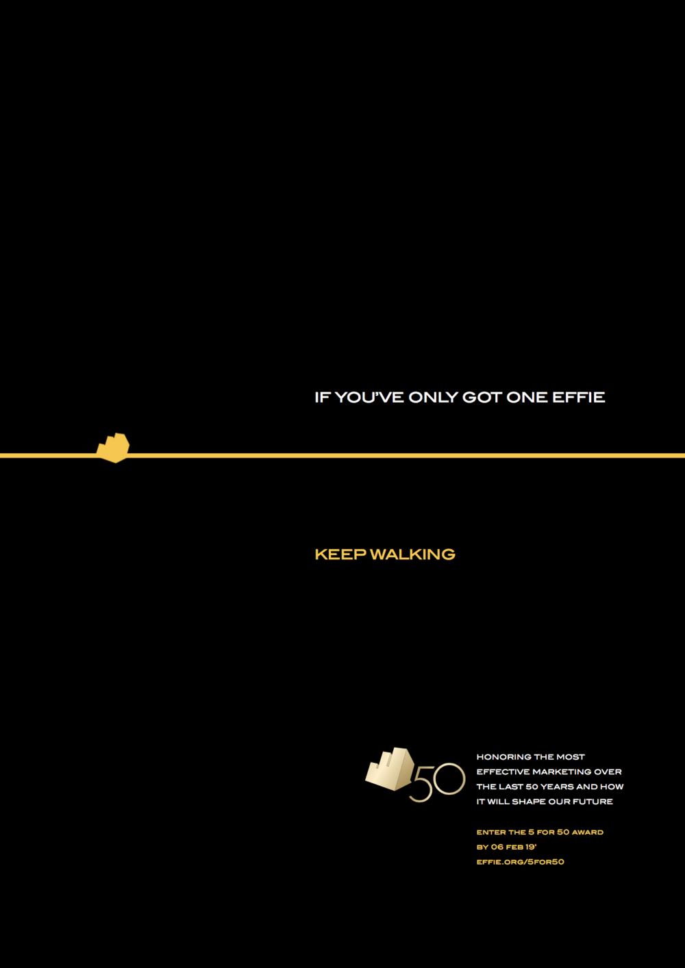 Effie Awards / Print - Alex Dunning Art Director