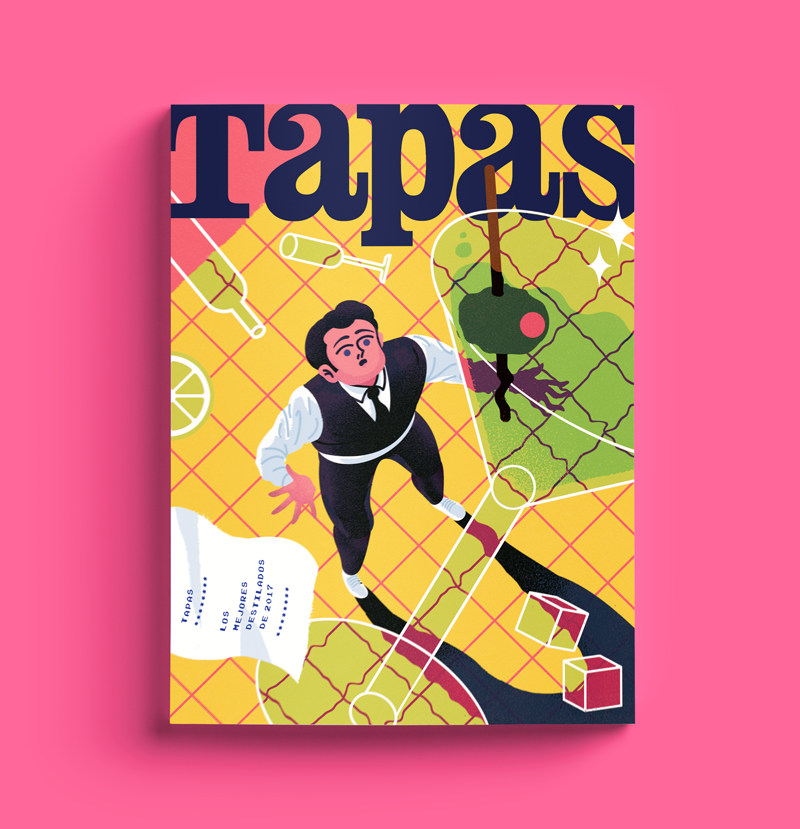 Tapas Magazine · Cover - Joan Alturo | Conceptual Illustrator & Mural ...
