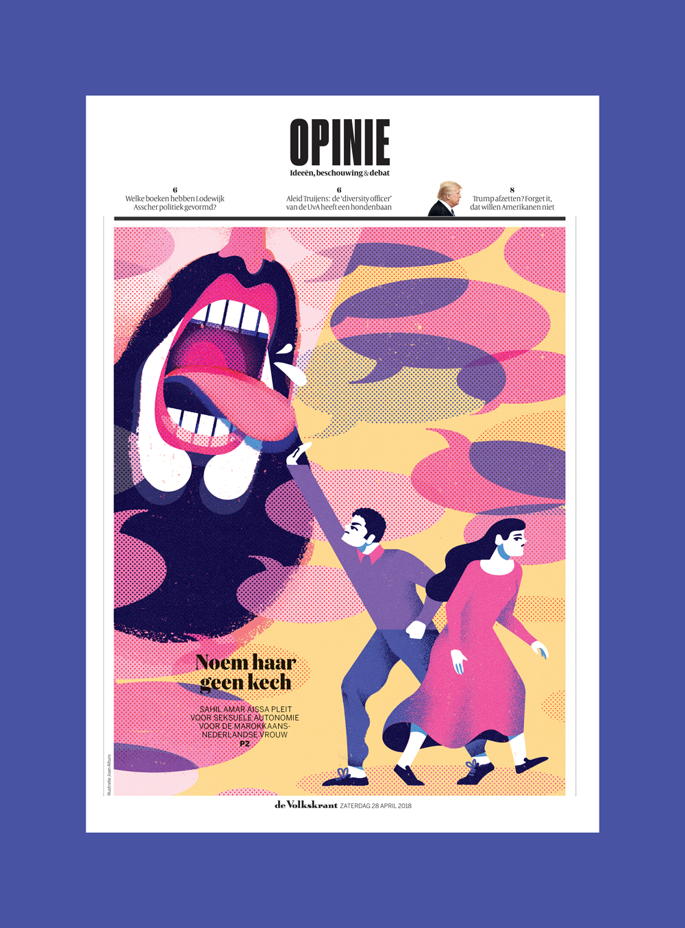 de Volkskrant · Cover & Insert - Joan Alturo | Conceptual Illustrator ...