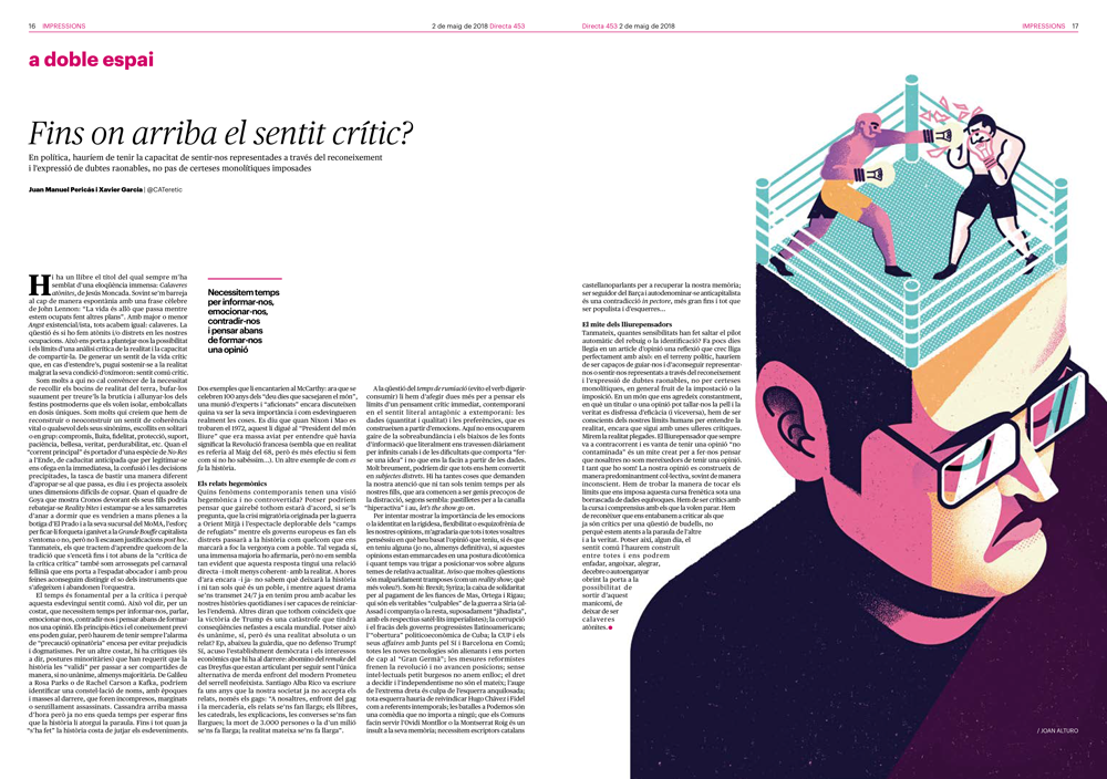 La Directa - Joan Alturo | Conceptual Illustrator & Mural Artist ...