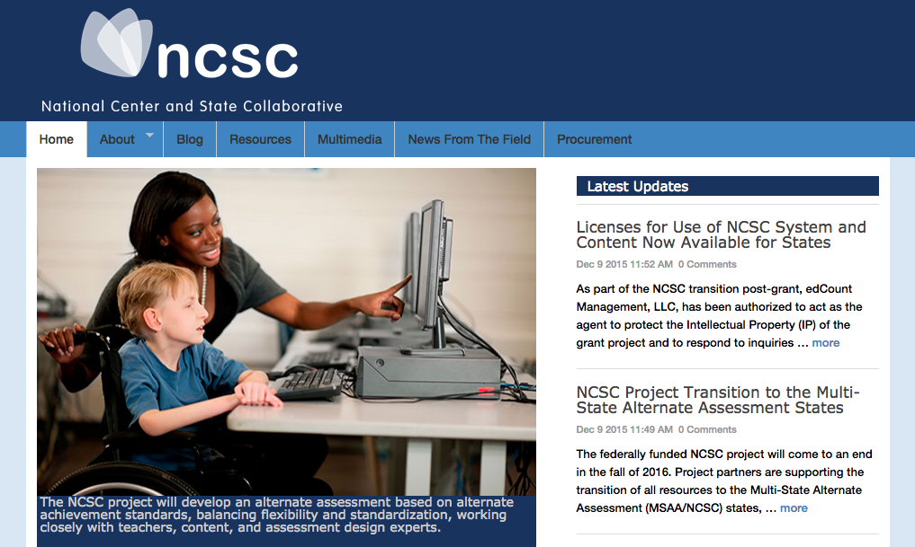 Assessment Online Application - NCSC - Mary Puetz