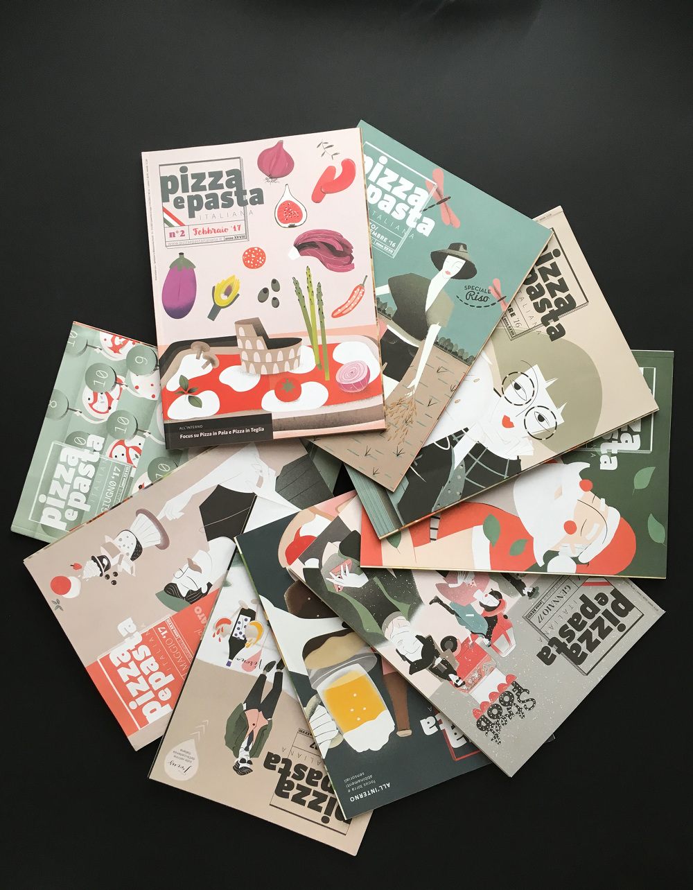 Pizza e Pasta magazine - Covers series - Sara Ciprandi