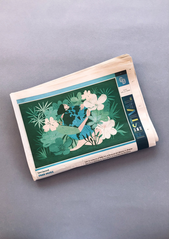 La Repubblica + Exhibition - FREE HUGS - Sara Ciprandi