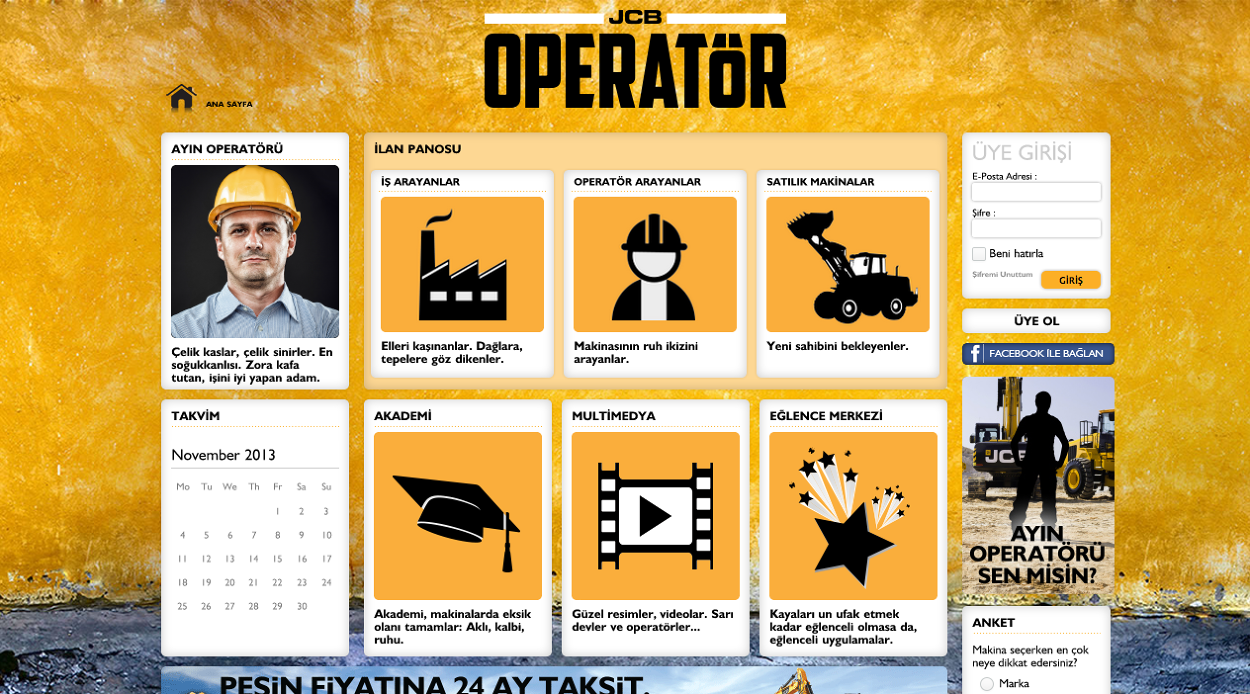 JCB Operator - Murat Oğuz Küçükada.