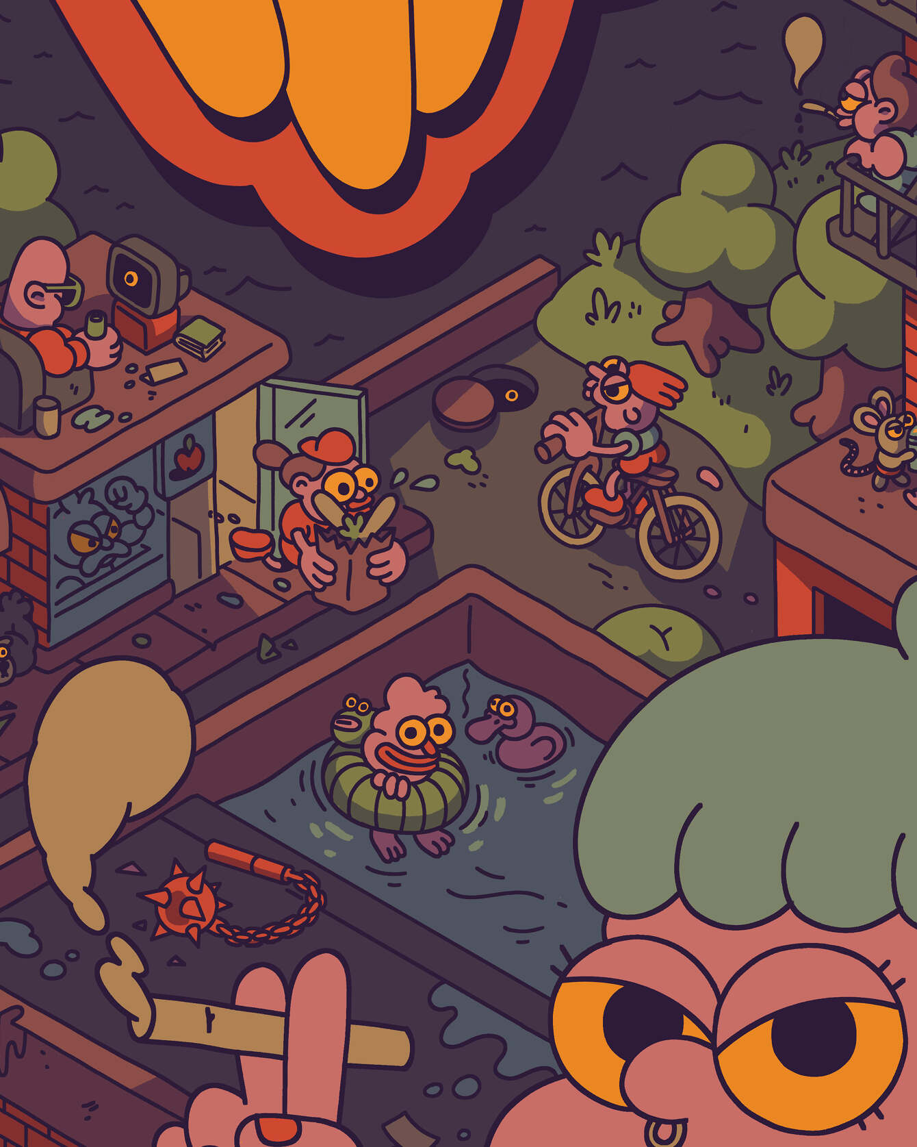 Pigeon Pit Tour Poster - Taylor Dow