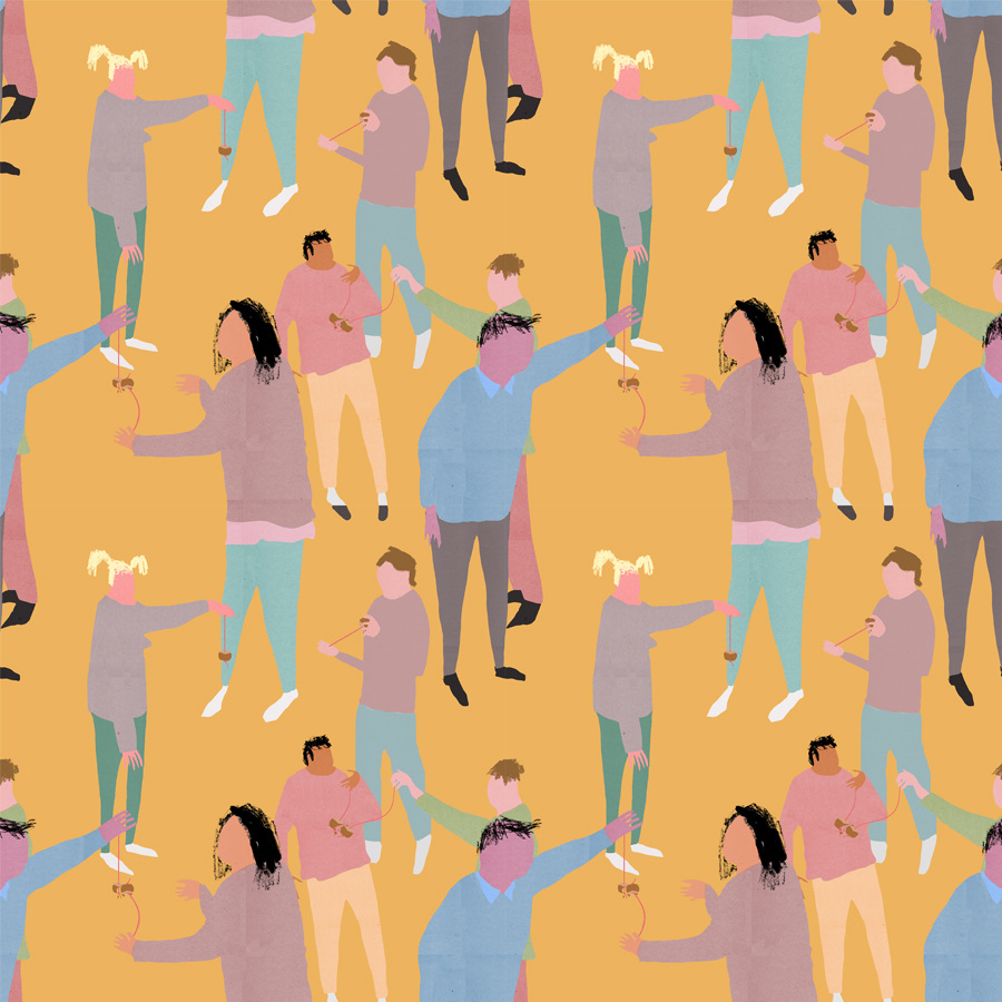 Cath Kidston repeat pattern - James Wells Illustration